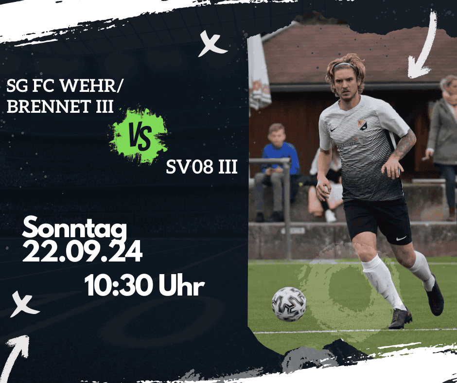 DRITTE Sonntag zur frühen Stunde bei der SG Wehr/ Brennet – SV 08 ...
